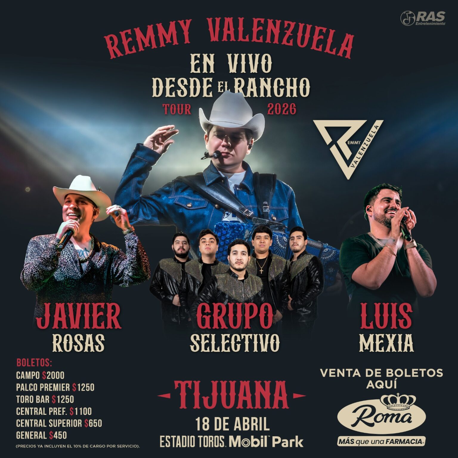 Remmy Valenzuela en Tijuana | Farmacias Roma